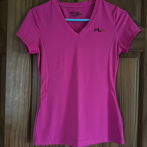 Fila | Tops | Fila Womens Workout Top With Short Sleeves | Poshmark